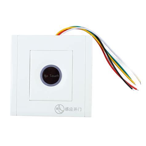 Insulated Access Control Touch Switch Door Release Touch Sense Exit Button VDC For Wood