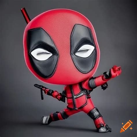 Fan Art Of A Cute Deadpool Character On Craiyon