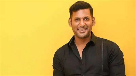 Tamil Actor Vishal Inks Mgrs Photo On His Chest