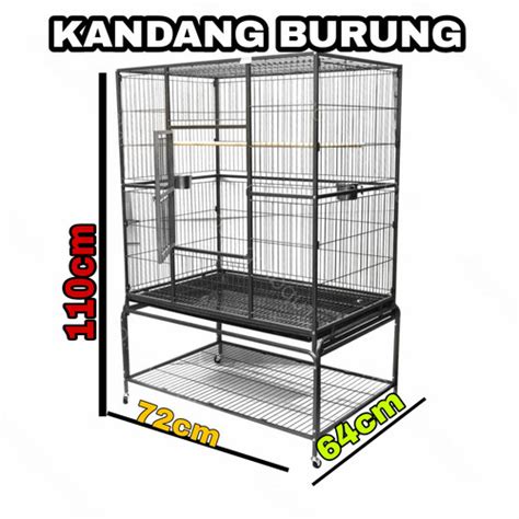 Jual KANDANG SANGKAR BURUNG BESAR KOTAK BESI STEEL BIRD BIRDS CAGE BIG
