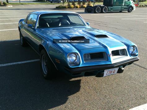 1975 Pontiac Firebird Formula 350 Tribute 4 Speed