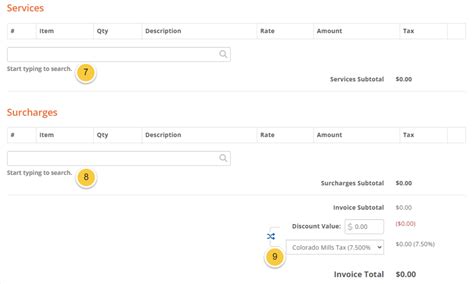 Create A One Time Invoice Servicecore
