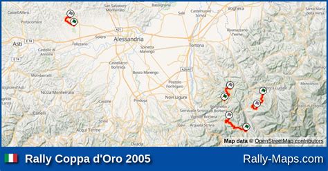 Maps Rally Coppa Doro 2005 Rally