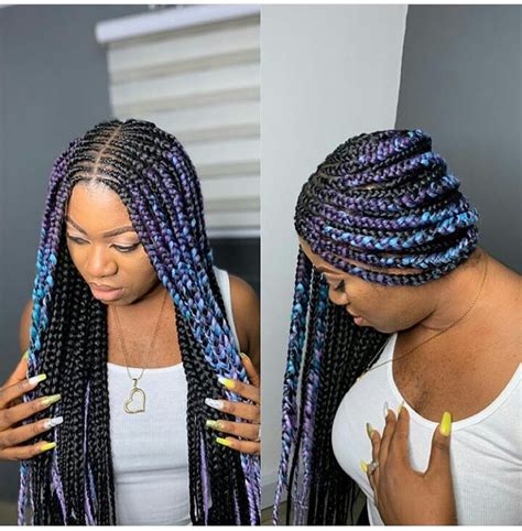 Trendy 2019 Braided Hairstyles Beautiful Braiding Box Braids
