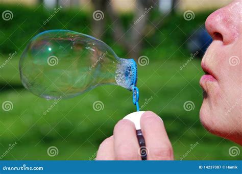 Soap Bubble Stock Image Image Of Attractive Happiness 14237087