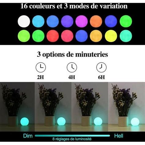 Ayyqh 4 Pcs Lumière De Piscine Flottante Ip68 étanche Boule
