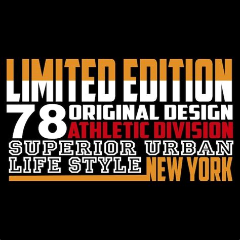 티셔츠 디자인 한정판 벡터 레터링 일러스트 타이포그래피 프리미엄 벡터