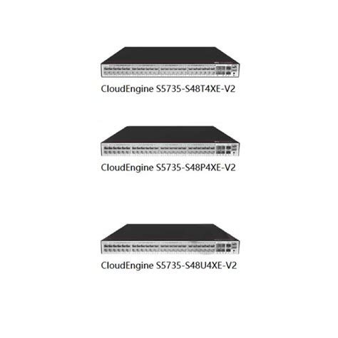 Poe Switch Wholesale Cloudengine S5735 S48p4xe V2 48 X 10 100 1000base