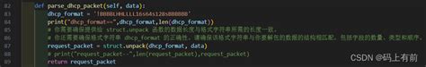 【python 网络编程之dhcp服务器】python Dhcp系统 Csdn博客