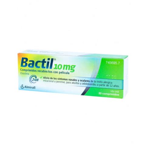 Bactil 10mg 20 Comprimidos