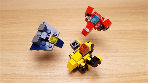 How To Build Mini Lego Robot Micro Fighter Jet Transformer Belly Boy