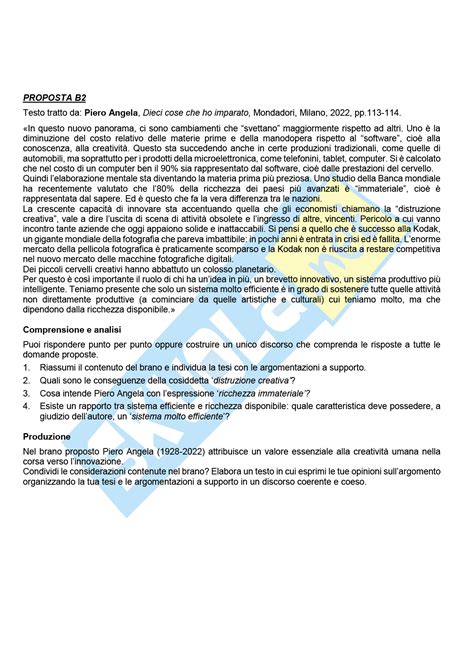 Maturità 2023 prima prova traccia testo argomentativo 2 Piero Angela