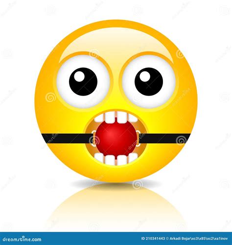 Funny Bdsm Emoji Vector Cartoon Stock Vector Illustration Of Dude