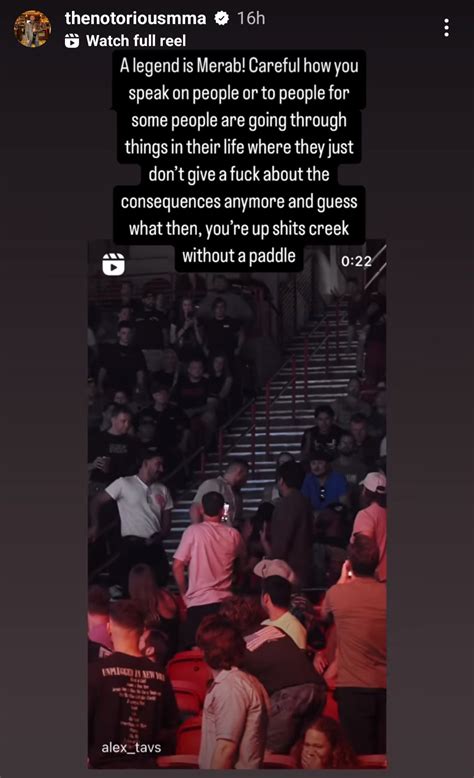 კონორ მაკგრეგორი მერაბზე ასეთ ადამიანებზე საუბრისას კარგად დაფიქრდით