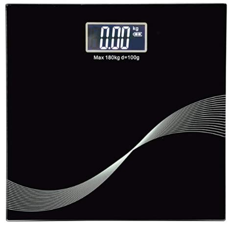 Digital Bathroom Scale Black Scale Led Display Weighing Scale Hness