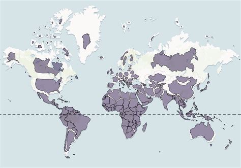 True Size Map Of The World Free Printable Map