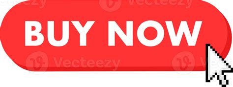 Set Of Buy Now Button Hand Pointer Clicking Buy Now Web Buttons