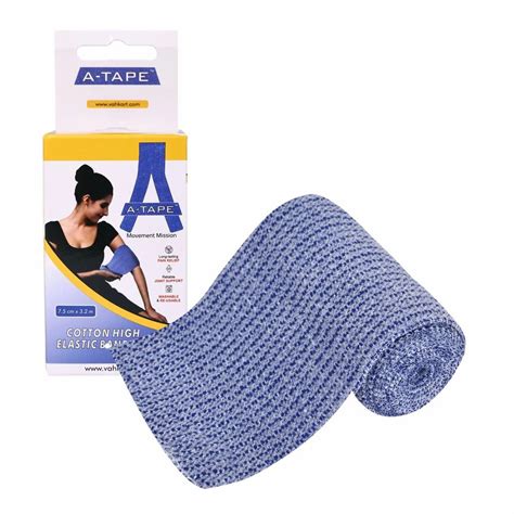 A TAPE Cotton High Elastic Bandage Wrap Premium Compression Bandage Rolls Sizes Inch And