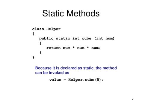 Ppt Static Class Members Wrapper Classes Autoboxing Unboxing Powerpoint Presentation Id9384392