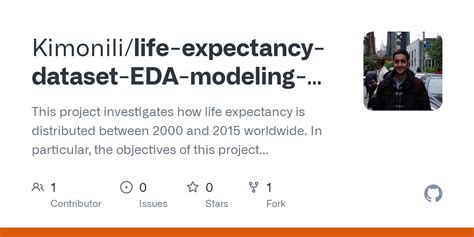 Github Kimonililife Expectancy Dataset Eda Modeling Python This