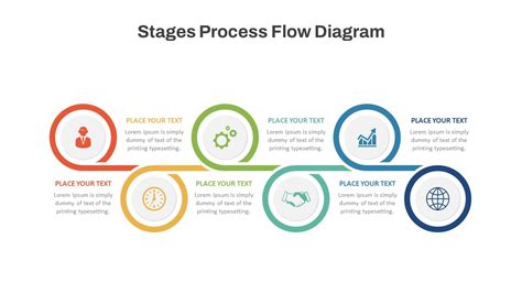 4 Step Input Output Process Template For Powerpoint Slidekit