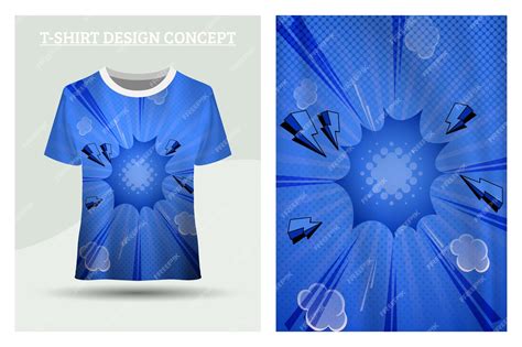 Premium Vector Explosion Pattern Shirt Design Concept