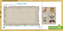 Create A Treasure Map Template Twinkl