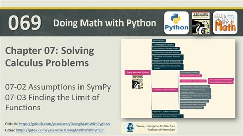 Math With Python 069 07 02 Sympy Assumption 03 Funcition Limit Free