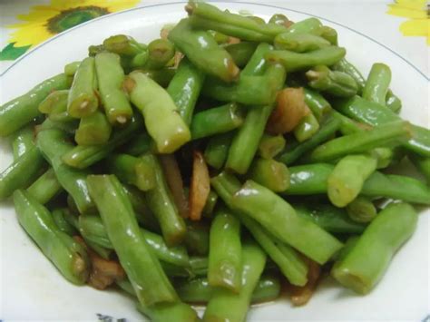 素焖扁豆 素炒扁豆 焖扁豆 大山谷图库