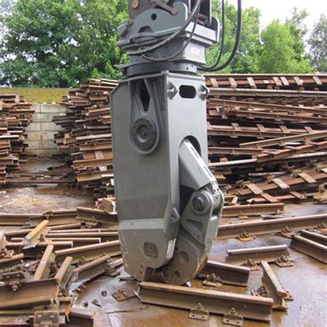 Rail Cutting Shears Excavator Attachment Hydraulic Steel Rails