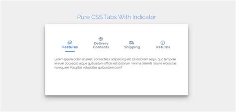 Css Tabs 20 Best Html Tabs Examples Stackfindover