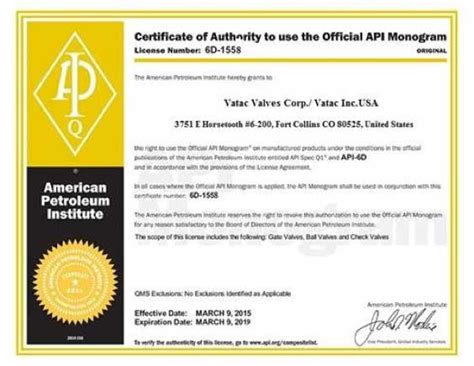 api api monogram and apiqr non licensee registrant list