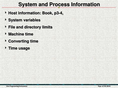 PPT Unix System Interface Programming Part Process And Signal PowerPoint Presentation