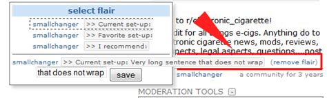 How Do You Make The Display Flair In The In The Flairselector Box Wrap Image Example Inside