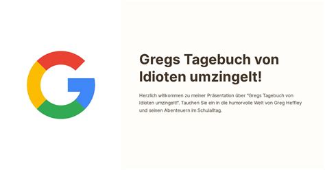 Gregs Tagebuch Von Idioten Umzingelt