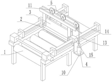 一种钢材切割用定尺机的制作方法