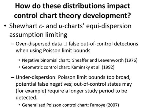Ppt A Flexible Statistical Control Chart For Dispersed Count Data Powerpoint Presentation Id