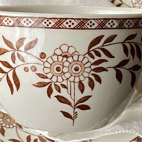 Vintage Sterling Restaurant Ware Coffee Cup And Saucer Delph Pattern C