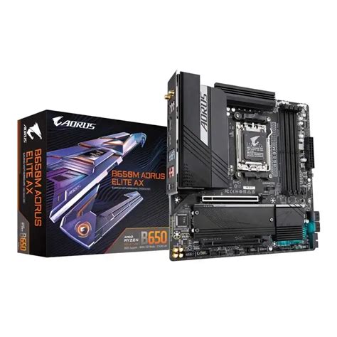 Tarjeta Madre Gigabyte B M Aorus Elite Ax Am Micro Atx Ddr Cyberteam