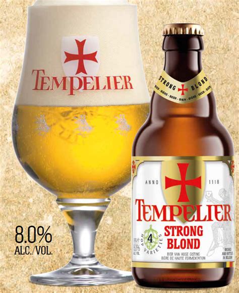 Tempelier Bier Blond 33cl Dostemplariosbelgium