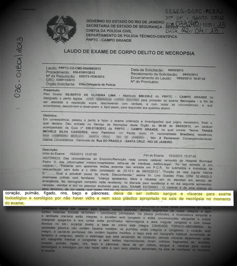 Sem Saco Plástico Iml Do Rio Não Faz Exames E Morte De Criança é