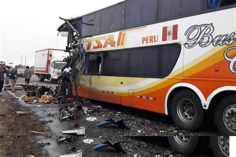 Piura Tres Muertos Y Más De 20 Heridos Deja Choque Entre Bus Y