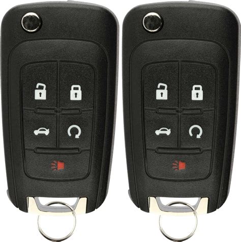 Amazon KeylessOption Keyless Entry Car Remote Uncut Flip Key Fob