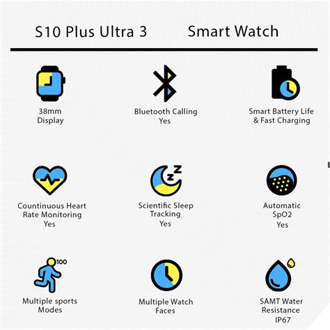 S10 Plus Ultra 3 2 In 1 Double Straps Smart Watch Price In Pakistan 2025 Priceoye