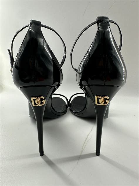 Dolce Gabbana Polished Calfskin Sandals
