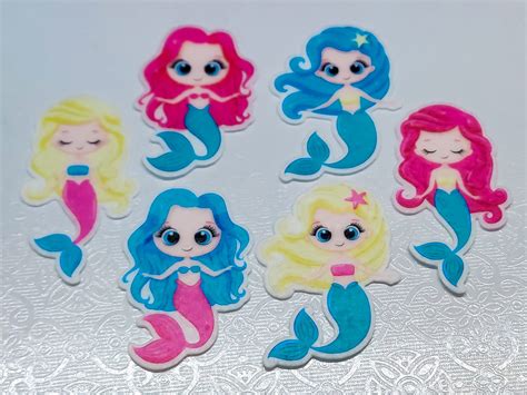 Cupcake Toppers Mermaids Storybook Bakery