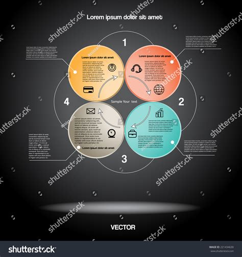 Diagram Infographic Business Project Workflow Other Stock Vector Royalty Free