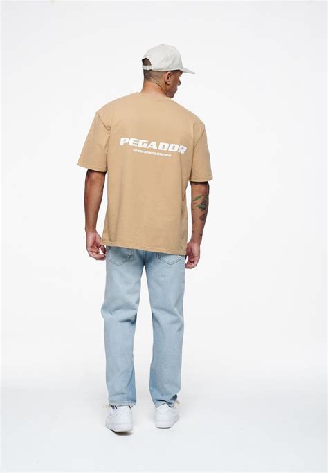 Pegador Colne Logo Oversized Tee Unisex Print T Shirt Vintage