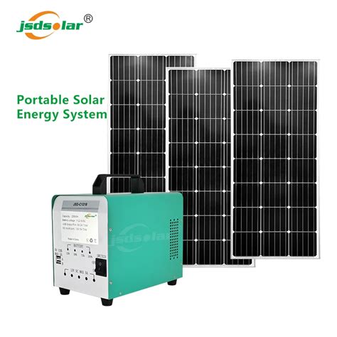 Kit Solar Port Til Sistema De Panel De 500w De Potencia H Brido Uso En