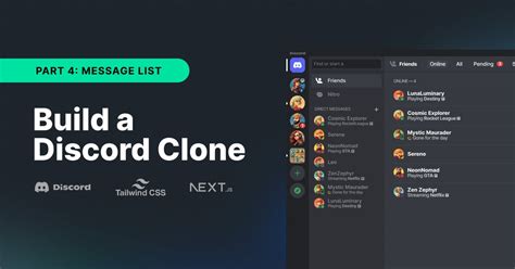 Discord Clone Using Nextjs And Tailwind Message List